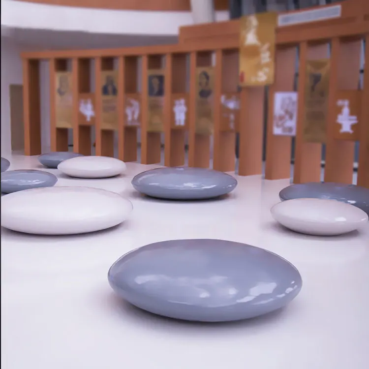 Modern Fiberglass Commercial Pill Pebble Bench Chaise Lounge Leisure ...