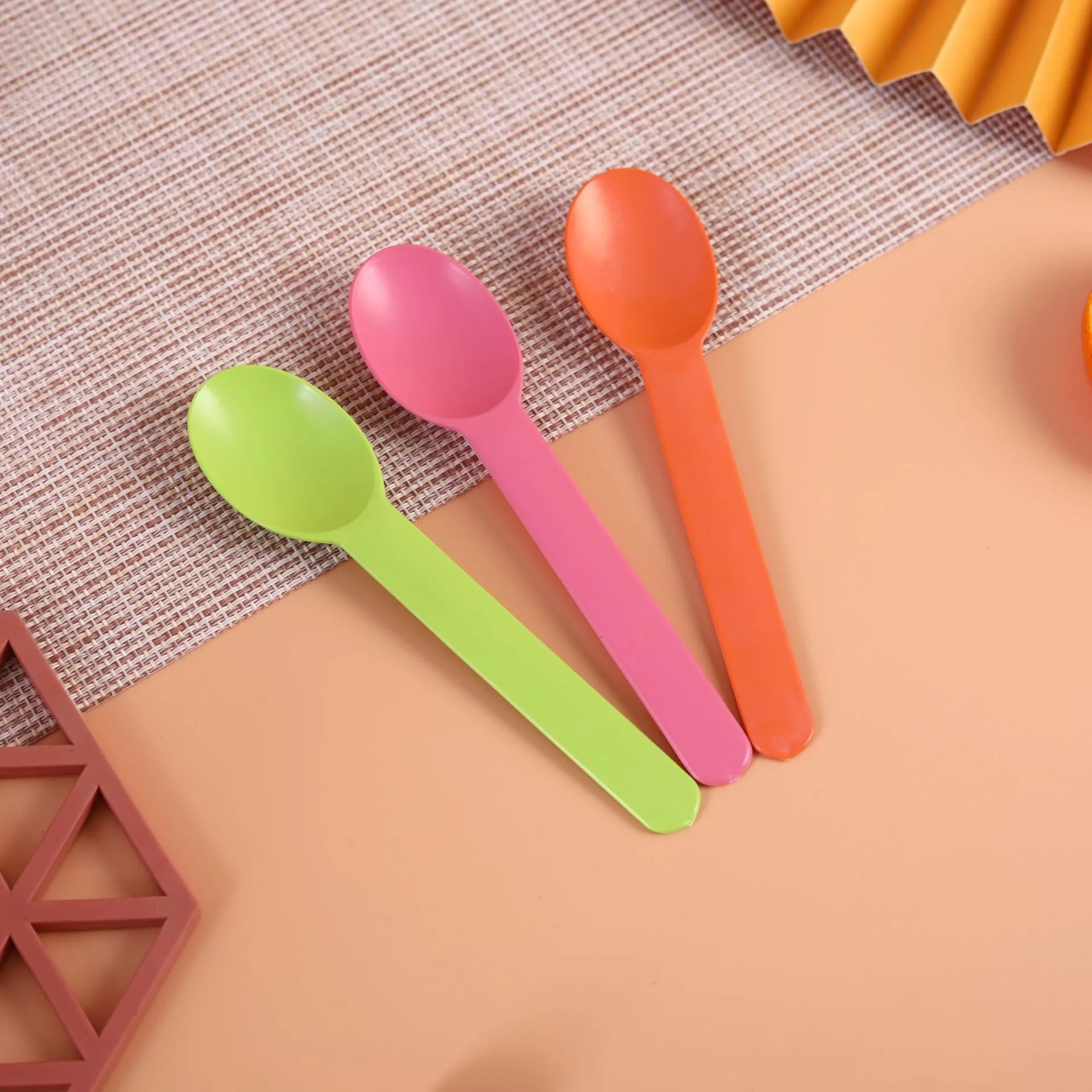 Econewleaf Custom Corn Starch Spoons - Biodegradable Party Utensils