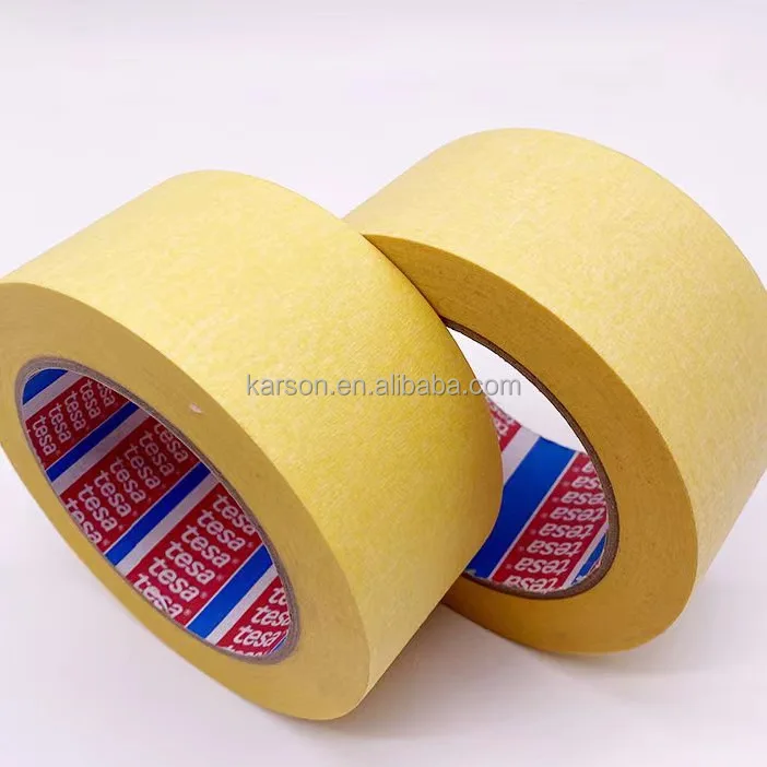 tesa 53128 Various Specifications, Yellow, Slightly-creped Paper ...