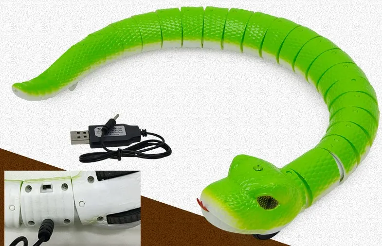 RC Snake Simulation Rattlesnake 4 Colors IR Remote Control