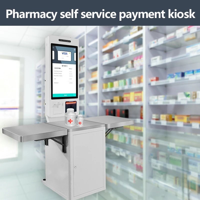 24 Inch Touch Screen Supermarket / Shopping Mall Self Service Checkout ...