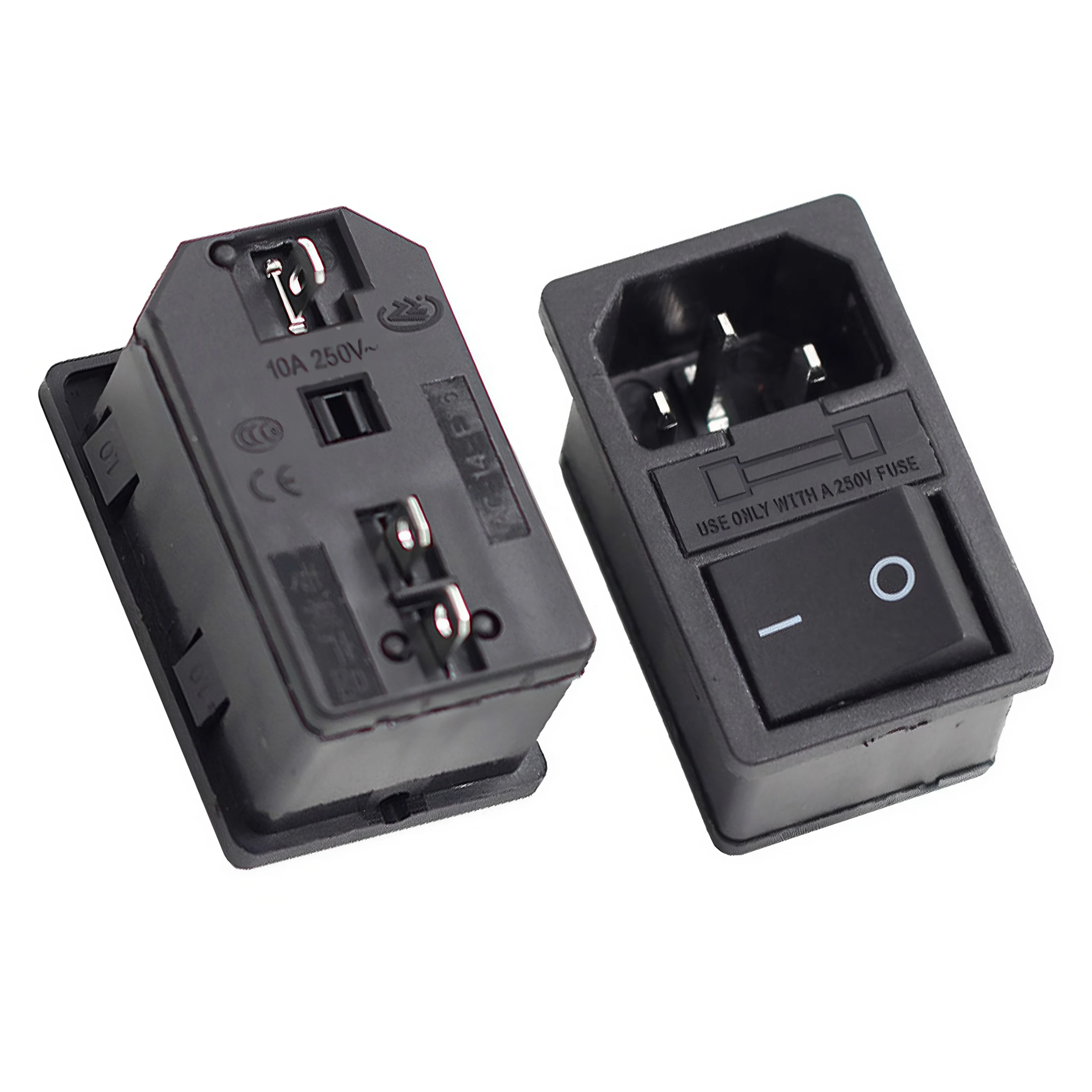 IEC C14 Snap Fast Connector - Reliable Industrial Power Socket