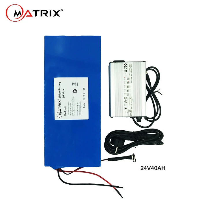 Matrix Rechargeable 24v E-bike Battery 24v 40ah Bateria Litio 24v 15ag ...