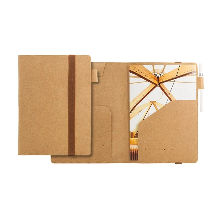 Recycled Brown Kraft Paper Folder With Flap For Files Holder - Buy ...