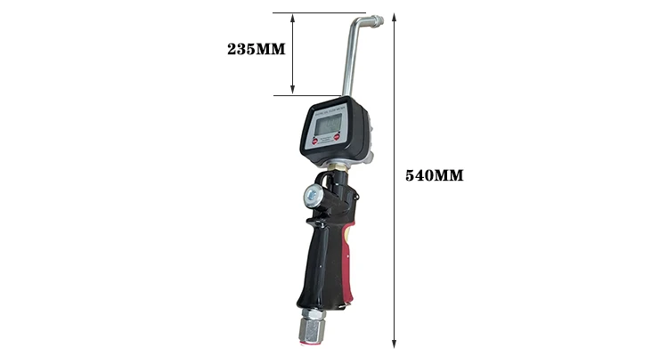 Air Operated Oil Dispensing Gun High Quality Digital Oil Meter Gun ...