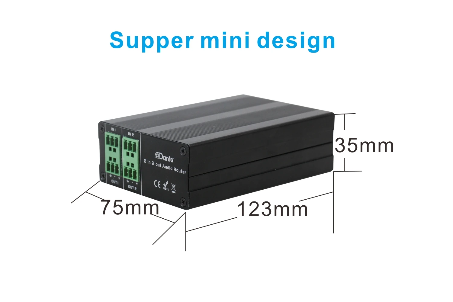 Dante Transmitter Signal Converter - Professional Audio