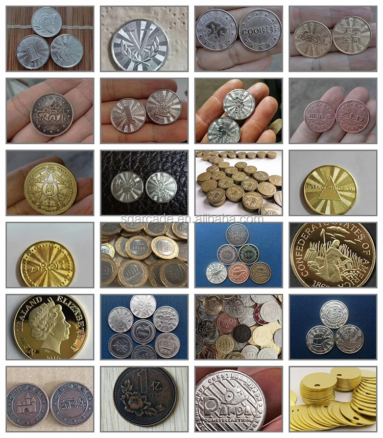 Custom Odm Blank Trolley Tokens Game Coins Custom Car Wash Metal Token ...