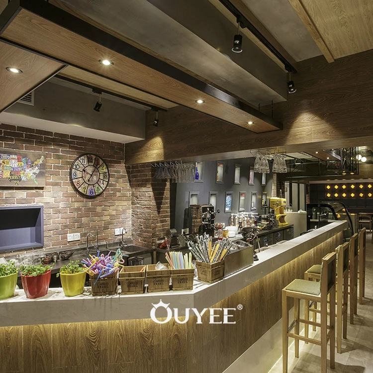 Coffee Shop Counter Design Furniture - Customized Solutions