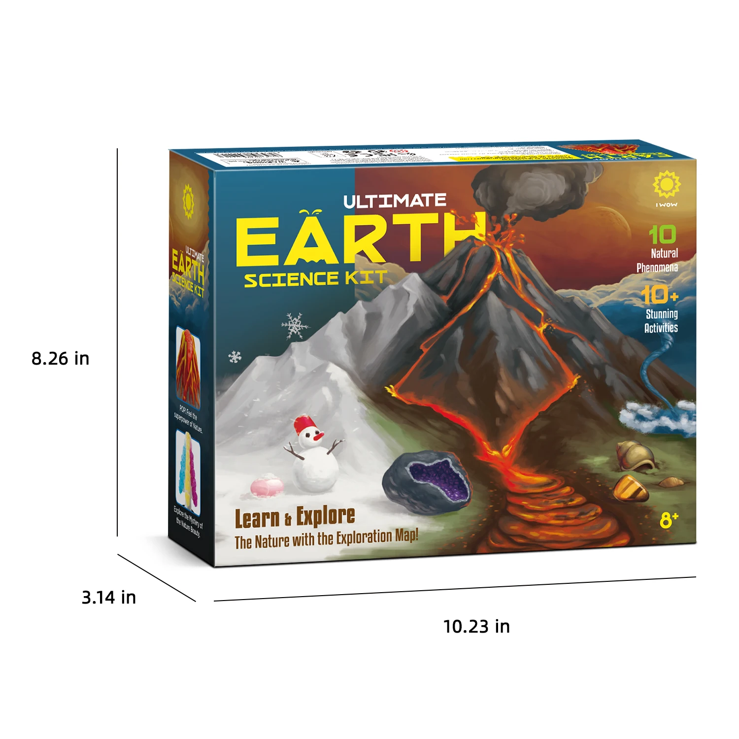 DIY STEM TOYS Magic Dig Kit Volcano Experiment Toy Kids Diy Science ...