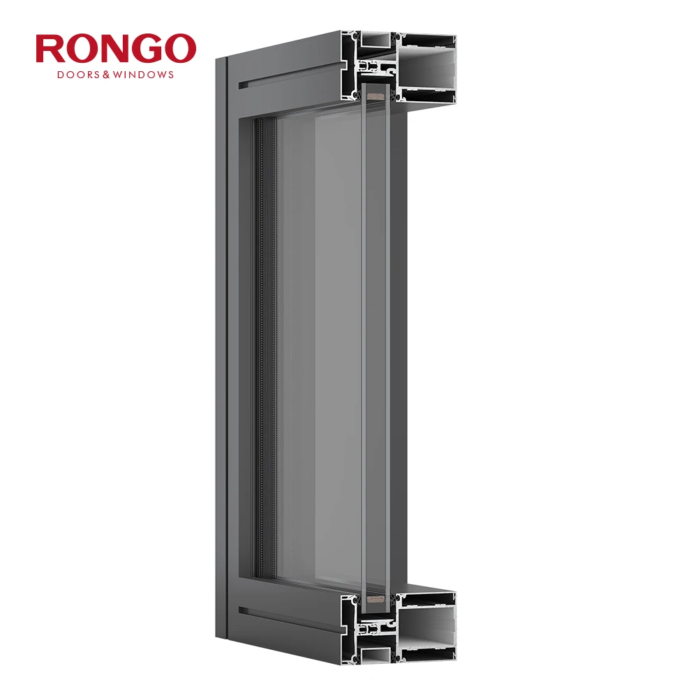 Unitized Curtain Wall Cladding System Huge Structural Glass Walls with ...