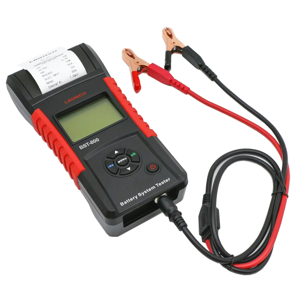 BST-800 Intelligent Battery Tester - 12V & 24V Car Battery Tester with ...