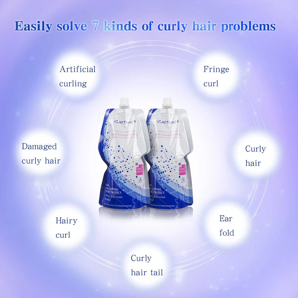 Keratin Salon Hair Softener - Perfect Straightening Cream