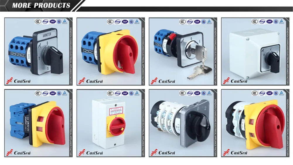 Rotary Cam Switch LW26-20 for Control and Disconnection