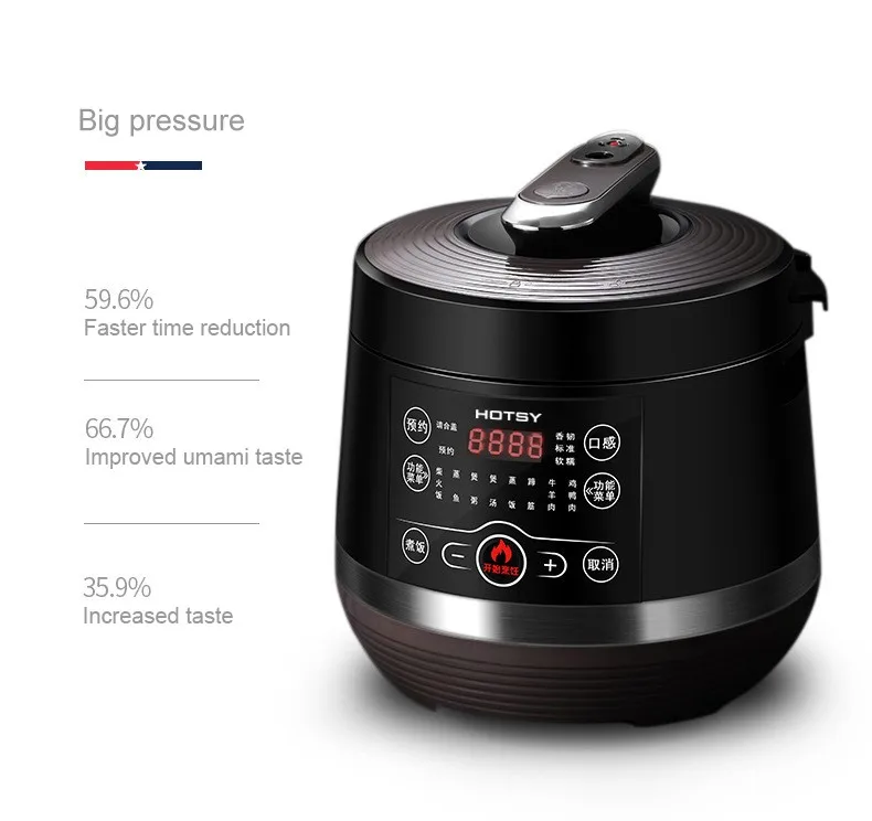5l 6l Liter Pressure Cooker Multipurpose Electric Pressure Cooker Multi ...