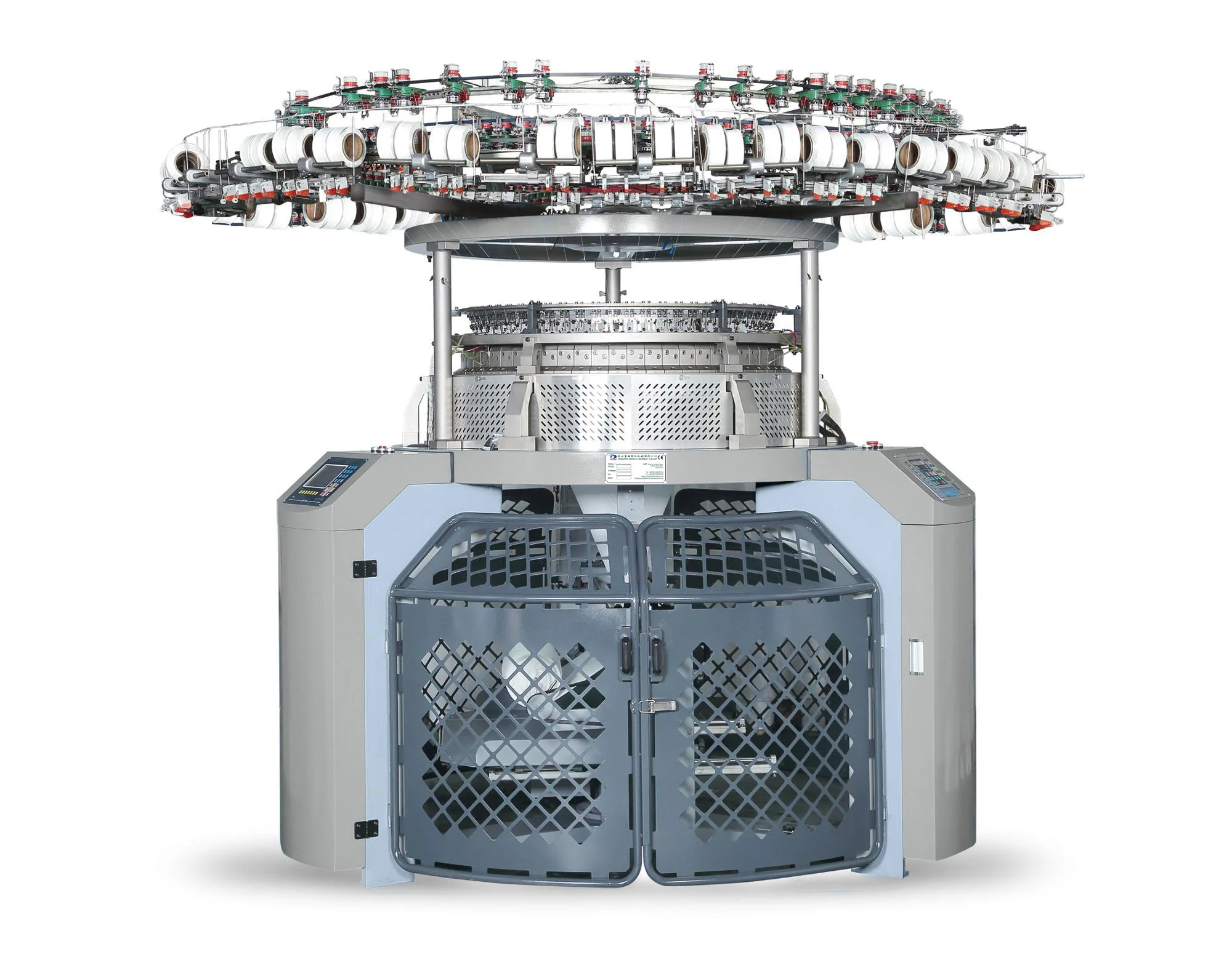 Used Fully Jacquard Computerized Circular Knitting Machine With Groz ...