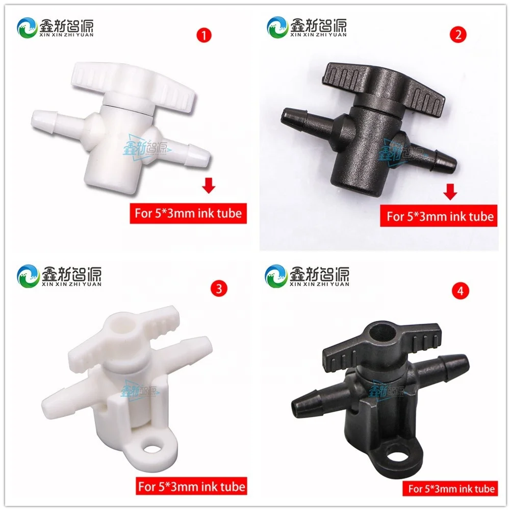 Inkjet Printer Ink Tube Valve for 2-Way Switch Joint Control