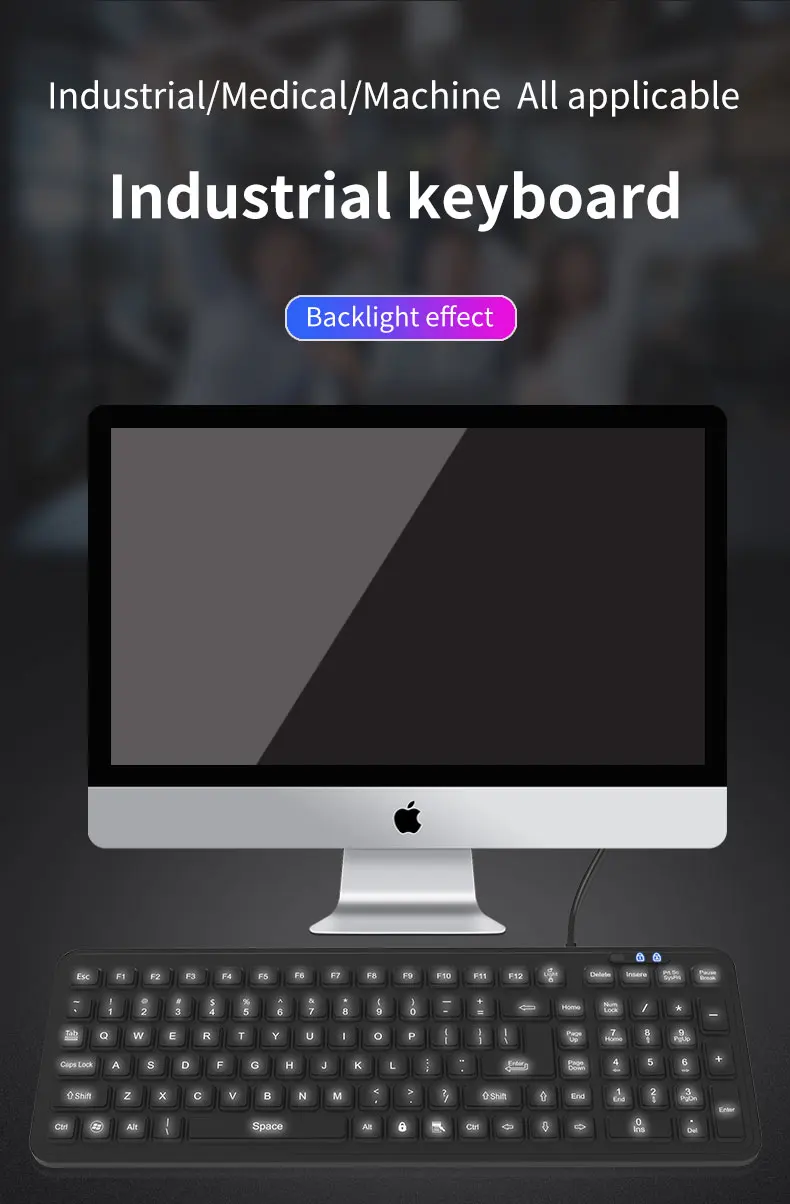 Us Waterproof Hospital Keyboard,silicon Usb Computer Ip68 Medical ...
