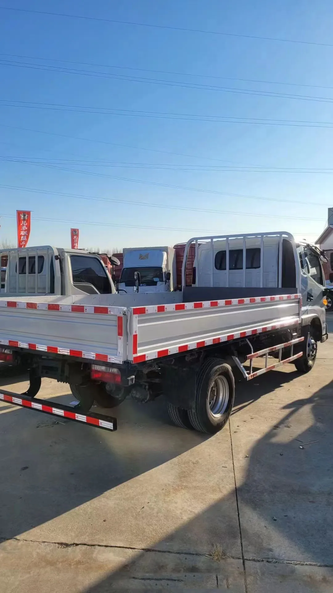 Lorry Fence Stake Truck Camion 6 Wheels 4*2 Cargo Truck For Jac On Hot ...