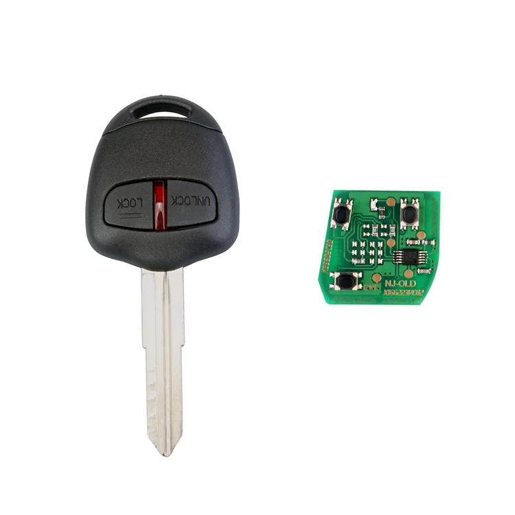 2 Buttons 433 Mhz Id46 Chip Car Remote Smart Key Shell Case For ...
