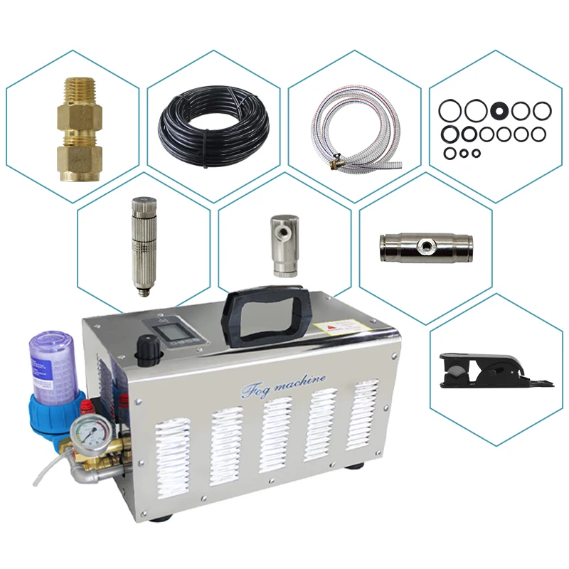 Cooling System Fog Machine 2l With Digital Timer Ss Mist Cooling ...