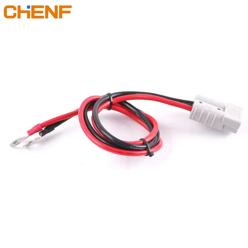 Chenf 50a 600v 2pin Battery Connector With Cigarette Lighter Plug And ...