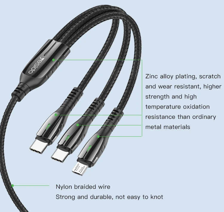 China Manufacture Type-c Usb C Micro 8 Pin Charger Cable Line For ...
