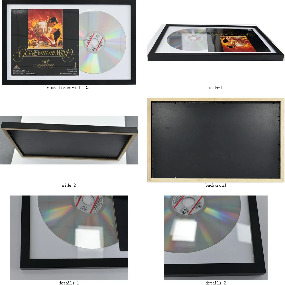 High Quality Classic Album Covers Wall Hanging Wood Vinyl Record Frame ...