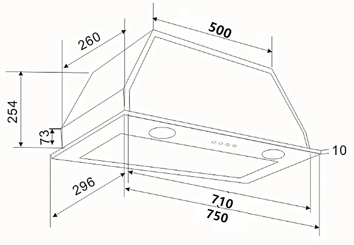 Under Cabinet Kitchen Appliance Full Built-in Range Hood| Alibaba.com