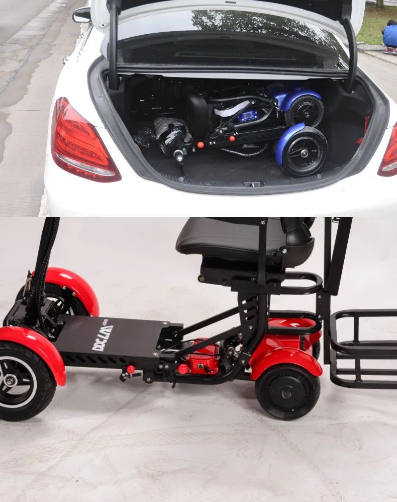 800W Ultra Lightweight Foldable Electric Golf Scooter Cart