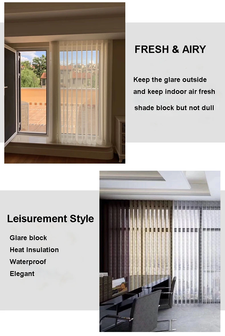 Qida Measure To Made Motorized Vertical Blind With Motorized Track For ...