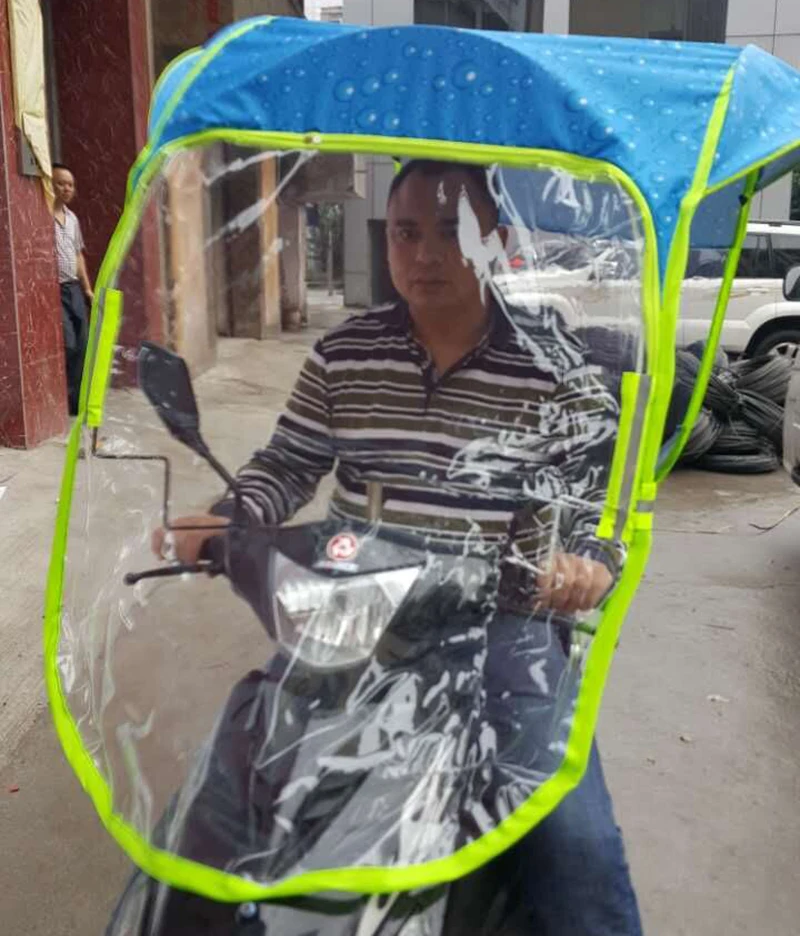 Motorcycle Canopy - Sun & Rain Protection for Motorbikes