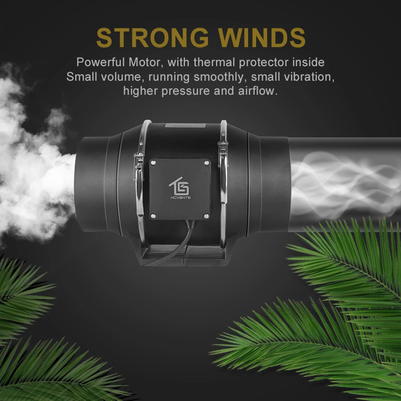 Fresh Air 2 Speeds 300 CFM Vent Axia Inline Fan - Kcvents