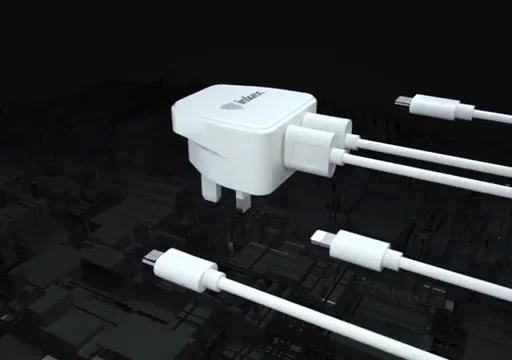 Inkax 2.1a Cd-15 Dual Usb Charger Uk Plug Portable Cell Phone Travel ...