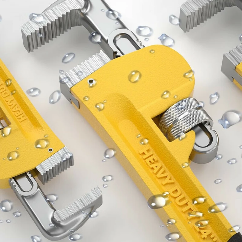 Industrial-Grade Small Pipe Tongs Wrench Carbon Steel Universal Metric ...