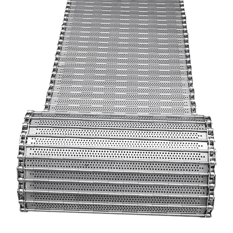 SUS304 Stainless Steel Hinged Chain Slat Conveyor Belt for Chain Plate ...
