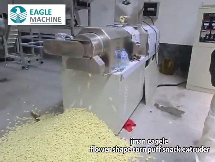 Extrusion Machine For Corn Puffs/pop Corn Snack Production Line With 1-year Warranty & Reliable ...