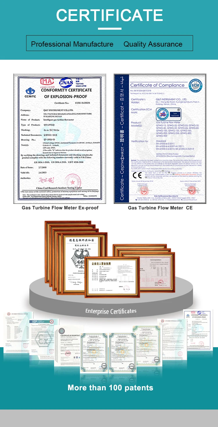 Auto Electronic Volume Corrector EVC Natural Gas Turbine Flow Meter ...