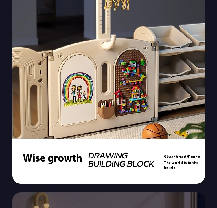 Safe and Fun Indoor Playpen - Modern Design & Protection