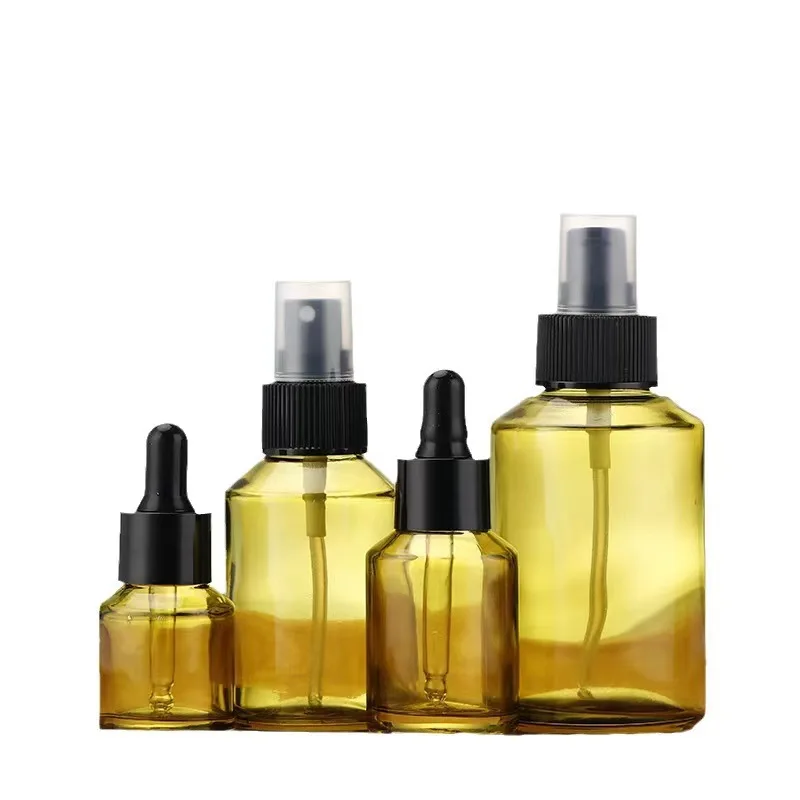 Luxury Elegant Pink Glass Packaging Set Skincare Cosmetic Cream Jar ...