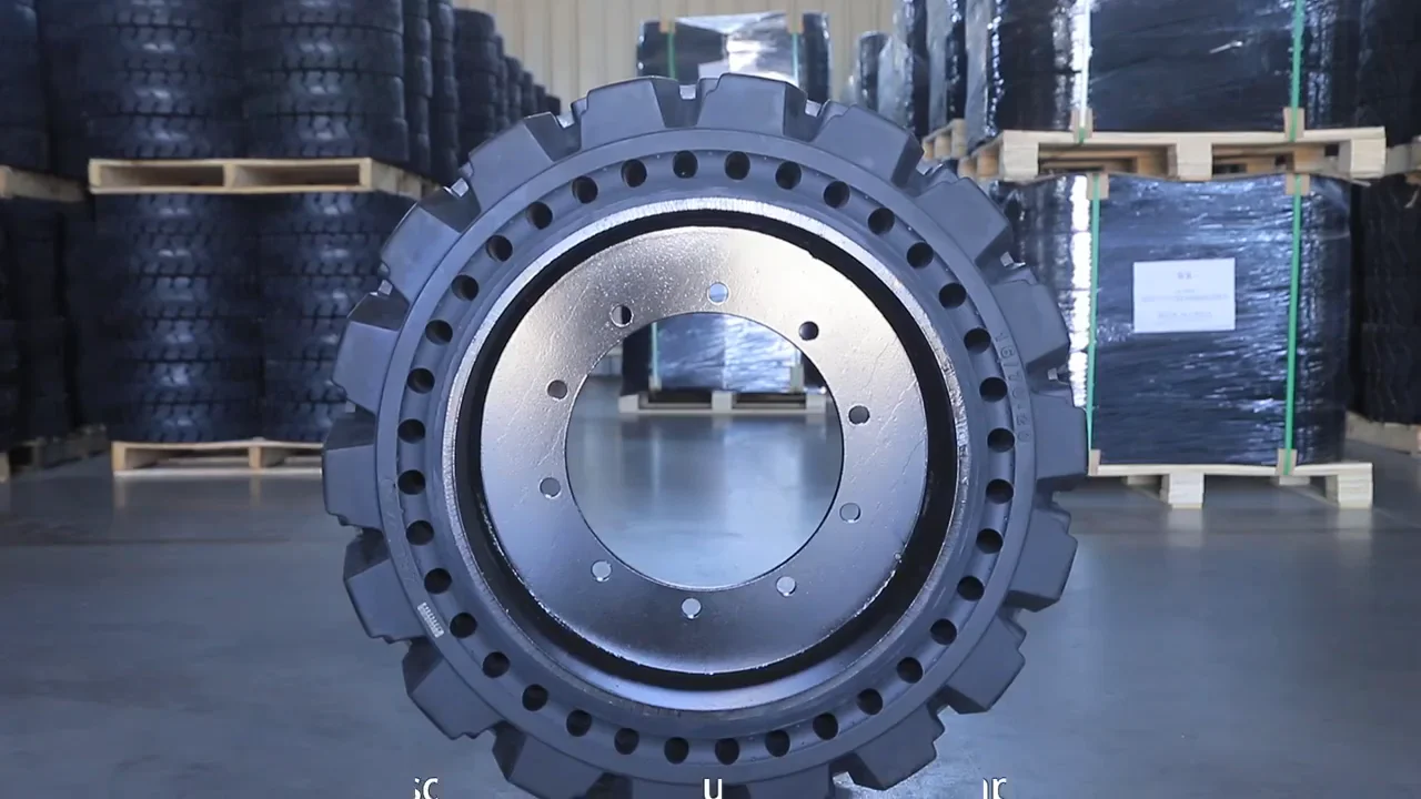 Solid Skid Steer Loader Tire Rims 10-16.5 For Mustang 2044 2054 - Buy ...