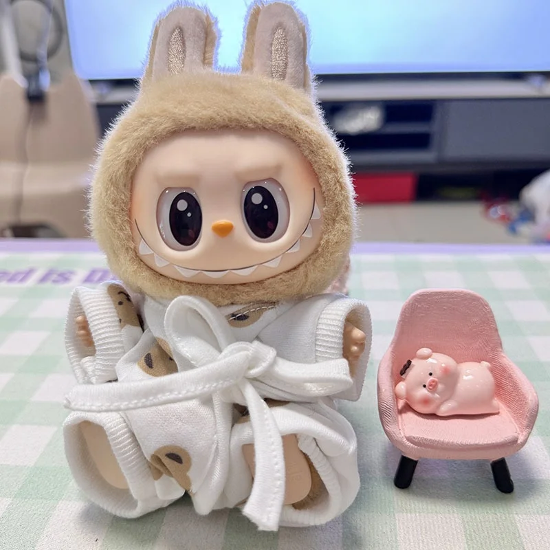 Labubu Popmart Original Labubu Clothes Collection Cute Baby Vinyl Face ...