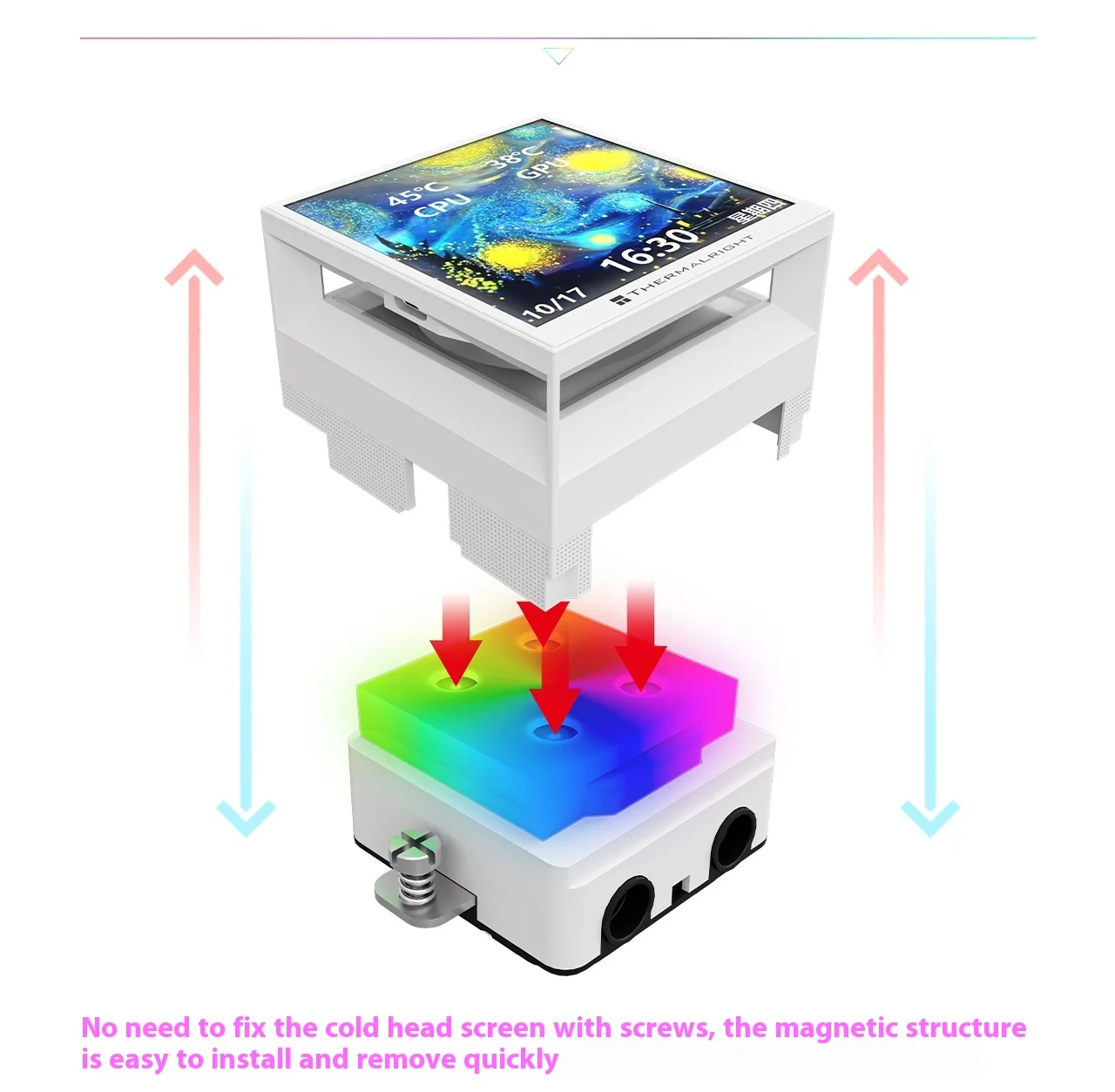 Thermalright Hyper Vision 360 UB ARGB WHITE CPU Cooling