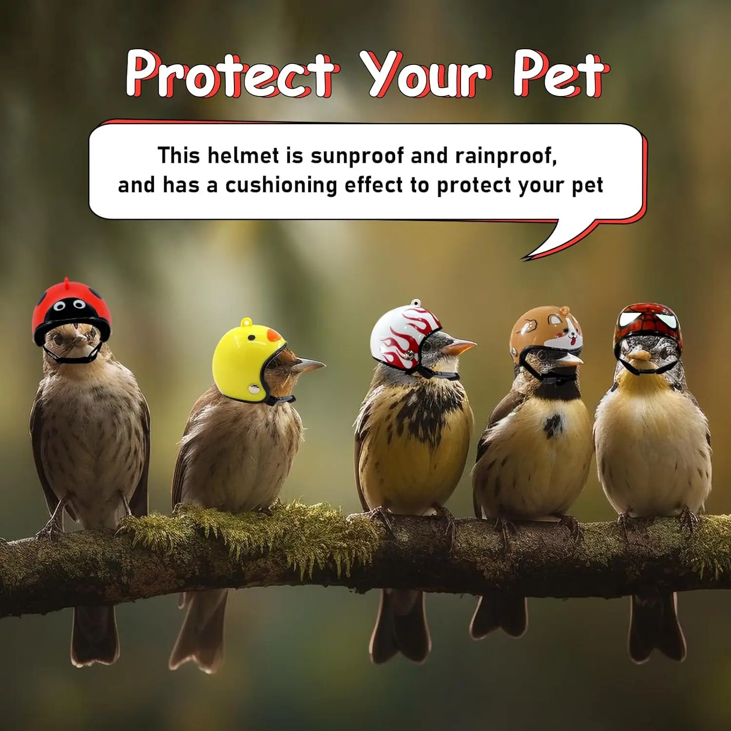 Adjustable Multicolor Elastic Chicken Helmet Cosplay Costumes