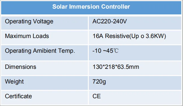 3kw Solar Immersion Controller Power Distributor Pv Mate To Get Free ...