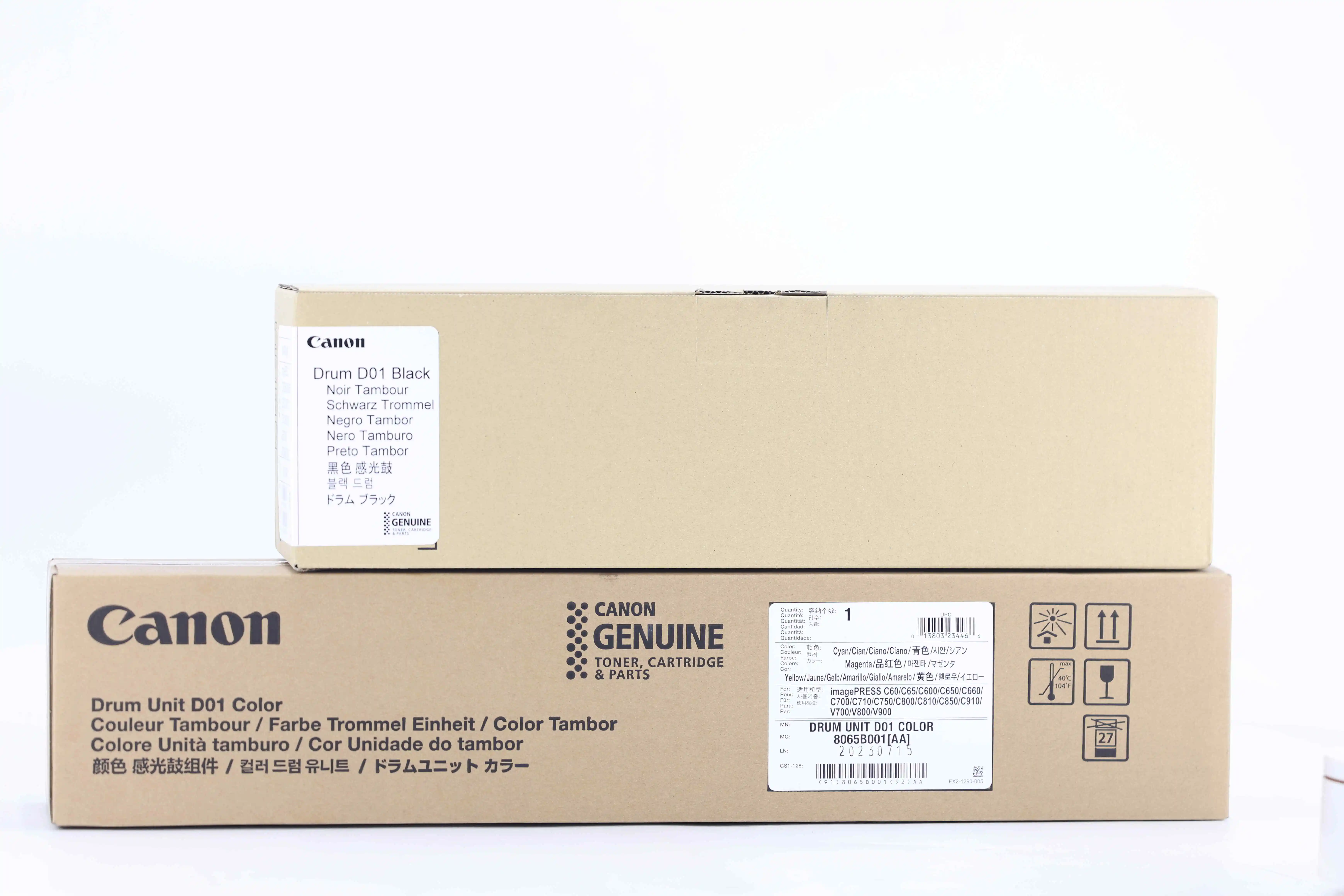 Genuine D01 For Canon Drum Unit D01 Color Black 8065b001 Imagepress C60 ...