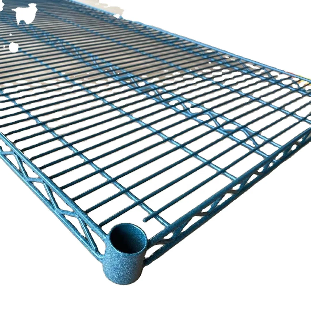 Heavy Duty Nickle Chrome Plated Slanted Wire Shelves Wire Shelving ...