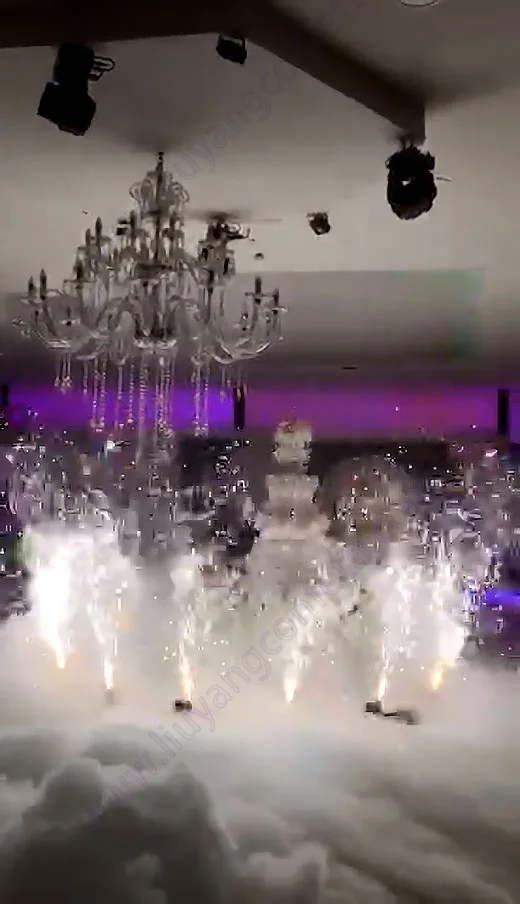 Hot Sale Remote Control 360 Degree Spinning Pyro Indoor Cold Fireworks ...