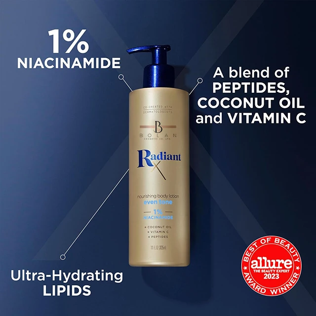 Nourishing Body Lotion Adults 1% Niacinamide Coconut Oil Vitamin C ...