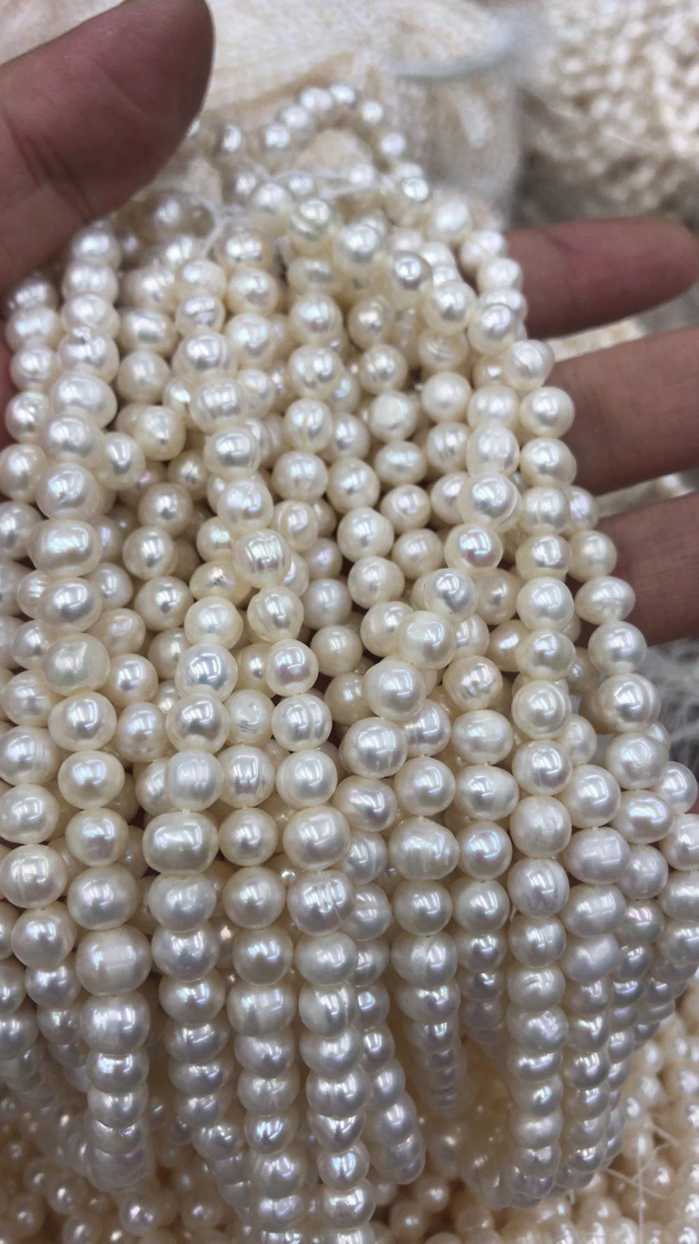 Wholesale Natural Loose Pearls White Freshwater Pearl Loose Beads Buy