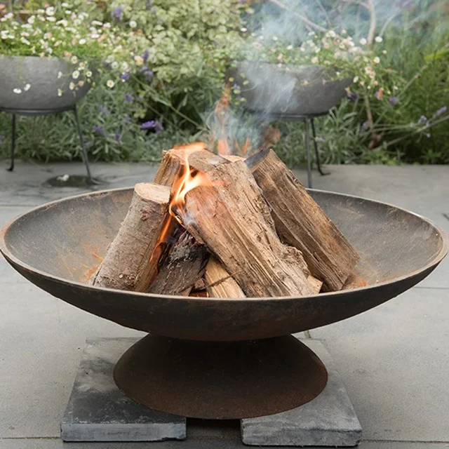 Custom Stainless Steel Portable Fire Bowl - Indoor Fire Pit